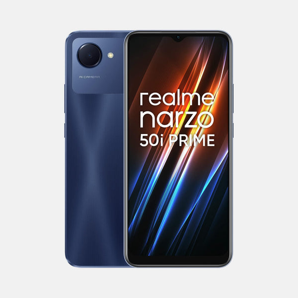 (Refurbished) Realme Narzo 50i Prime (Dark Blue,4GB RAM, 64GB Storage ...